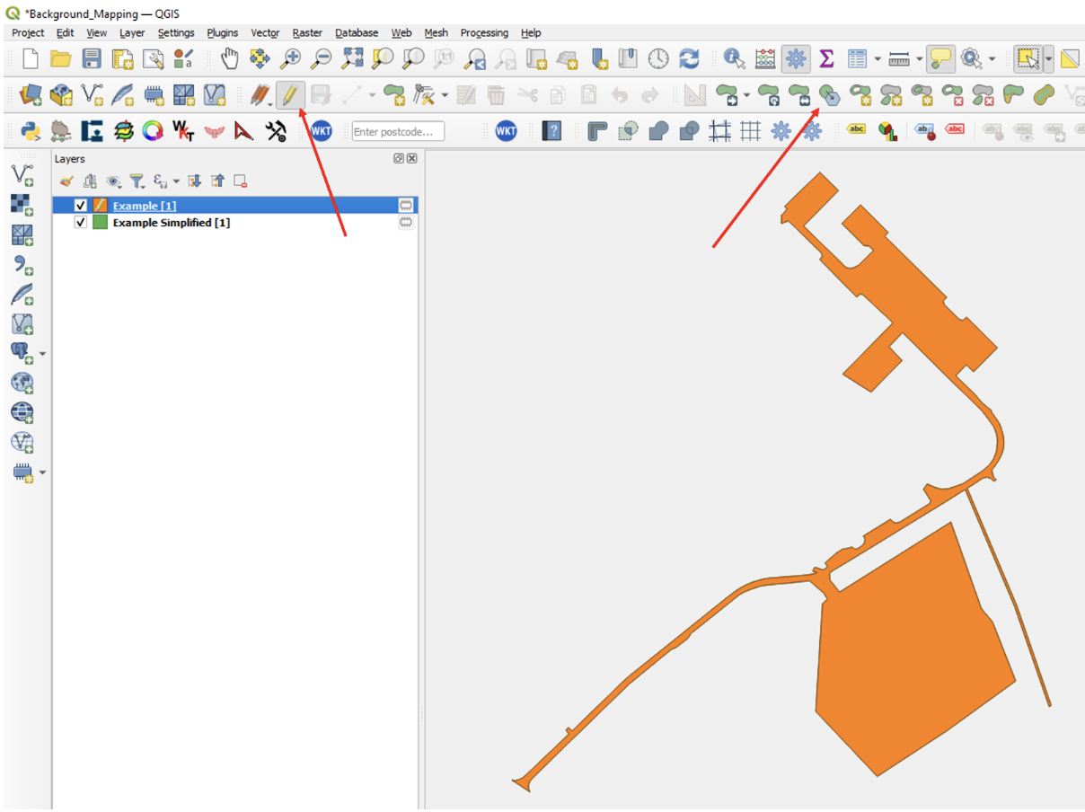 GIS Guide: simplifying polygons in QGIS